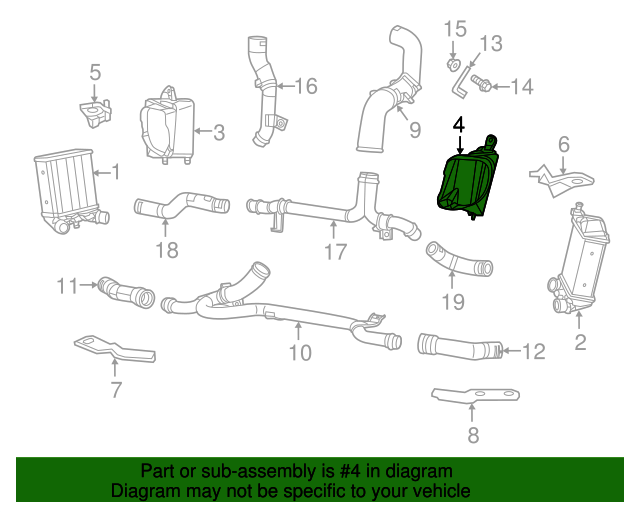 2012-2019 Fiat 500 Duct - Driver's Side (LH) 68073796AA | TascaParts.com