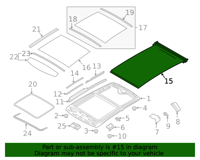 2019-2020 Infiniti QX50 Blind 91250-5NA0A | OEM Parts Online