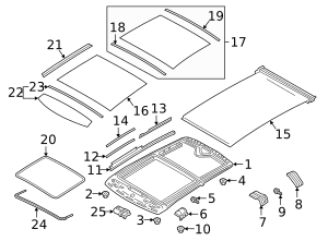 2019-2020 Infiniti QX50 Blind 91250-5NA0A | OEM Parts Online