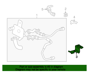 2016-2018 Toyota RAV4 Transmission Oil Cooler Line Clamp 32925-48010 ...