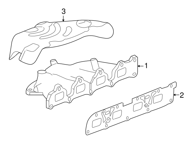 2015-2017 GM Exhaust Manifold 12672285 GM | GMPartsDirect.com
