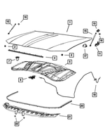 2009-2025 Mopar Push Pin 5116530AA | Mopar eStore