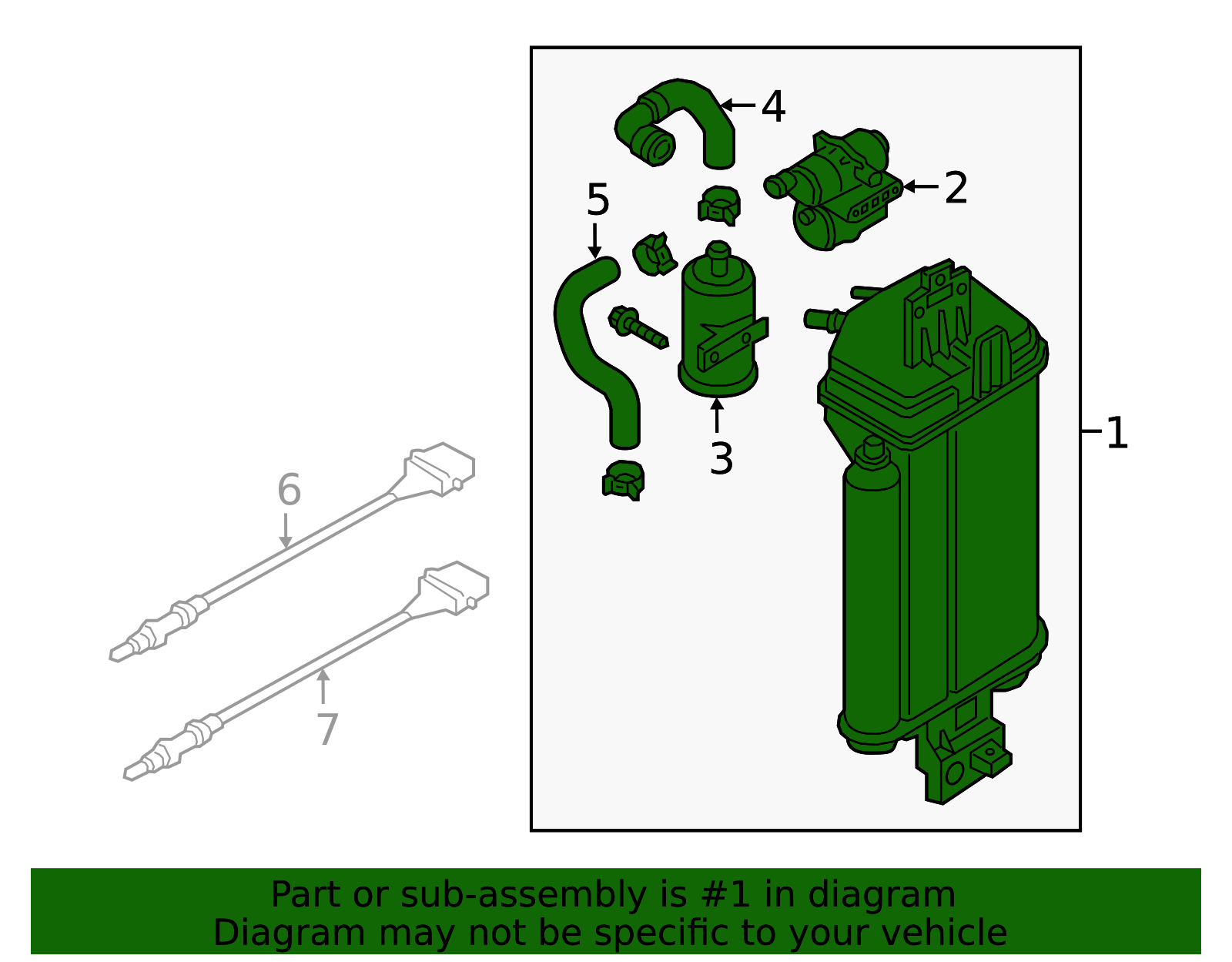 2018-2025 Volkswagen Vapor Canister 3QF-201-801 | VW Direct Auto Parts