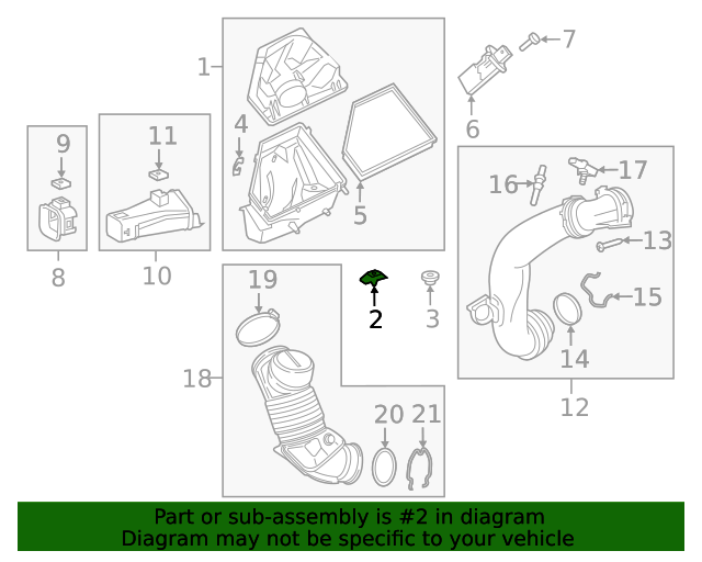 2020-2024 Toyota GR Supra Air Cleaner Assembly Bracket 90118-WA546 ...