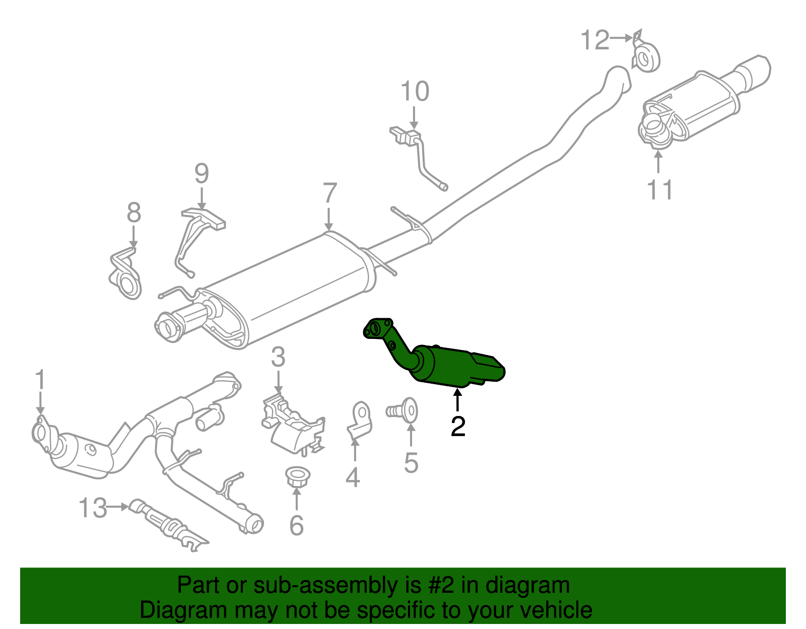 FL1Z-5E212-A - Catalytic Converter 2015-2017 Ford | Ford Parts Direct