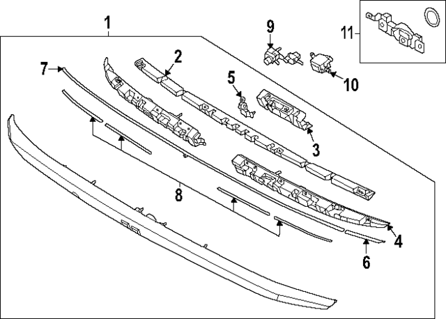 Genuine Trunk Lid Switch for 2023-2024 Hyundai Ioniq 6 | Part# 81260 ...