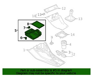 83B-857-925-B-6PS - Storage Box 2019-2024 Audi Q3 | Audi OEM Parts