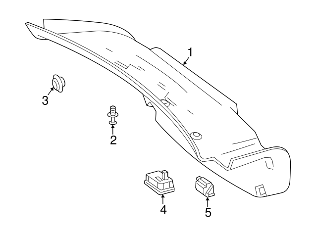 222-906-93-01-9051 - Cargo Area Light 2014-2023 Mercedes-Benz ...