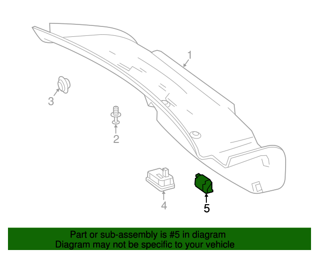 222-906-93-01-9051 - Trunk Lamp Assembly 2014-2023 Mercedes-Benz ...