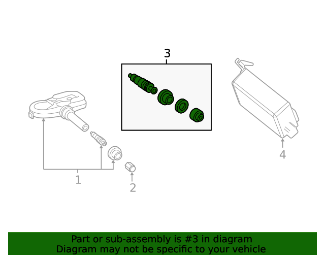 2004-2024 Lexus Tire Pressure Monitoring System (TPMS) Sensor Service ...