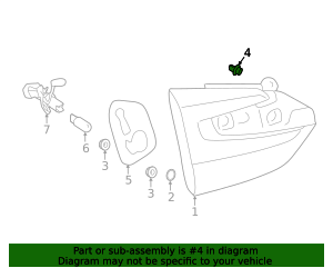 909130085 - Backup Lamp Clip - 2003-2023 Subaru | Subaru Parts Guys