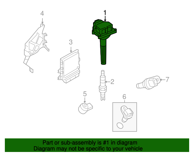22448-JA11C - Ignition Coil 2007-2020 Infiniti | INFINITI Parts ...