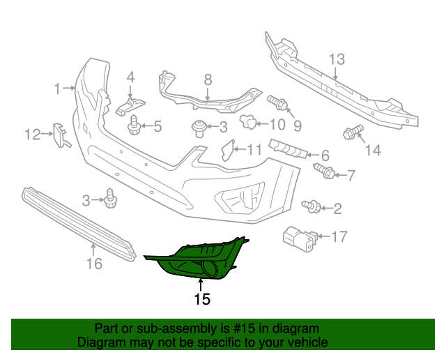 57731FJ300 - Bezel - 2015 2016 Subaru Impreza | World OEM Parts Subaru