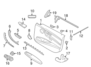 51-41-7-315-331 - Upper Trim - 2014-2019 BMW | BMW Parts Exchange