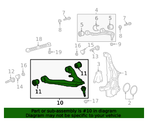 2021-2024 GM (Replaces 84973287)Front Passenger Side Lower Control Arm ...