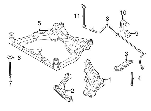 2013-2020 Infiniti Stopper Bolt 54368-JA000 | Infiniti of Orland Park