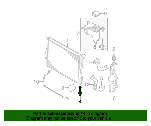 2006-2013 BMW Radiator Sleeve 17107523260 | OEM Parts Online