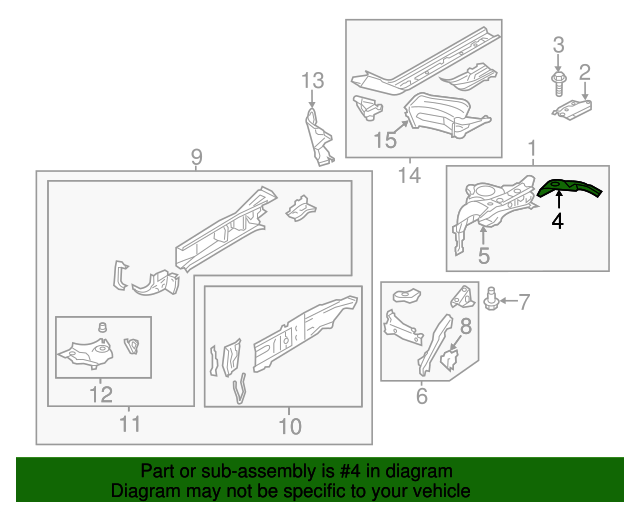 51649CA0709P - Apron Rear Panel - 2013-2023 Subaru BRZ | Subaru Parts Guys