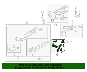 2013-2020 Subaru BRZ Apron Extension 51639CA0209P | Subaru Parts Store