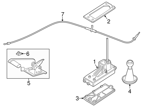 Gear Shift Control for 2014 Mini Cooper Countryman | Mini Parts Direct