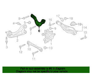 52520-TVA-A00 - Arm L Rear (Upper) - 2018-2020 Honda Accord | Honda ...