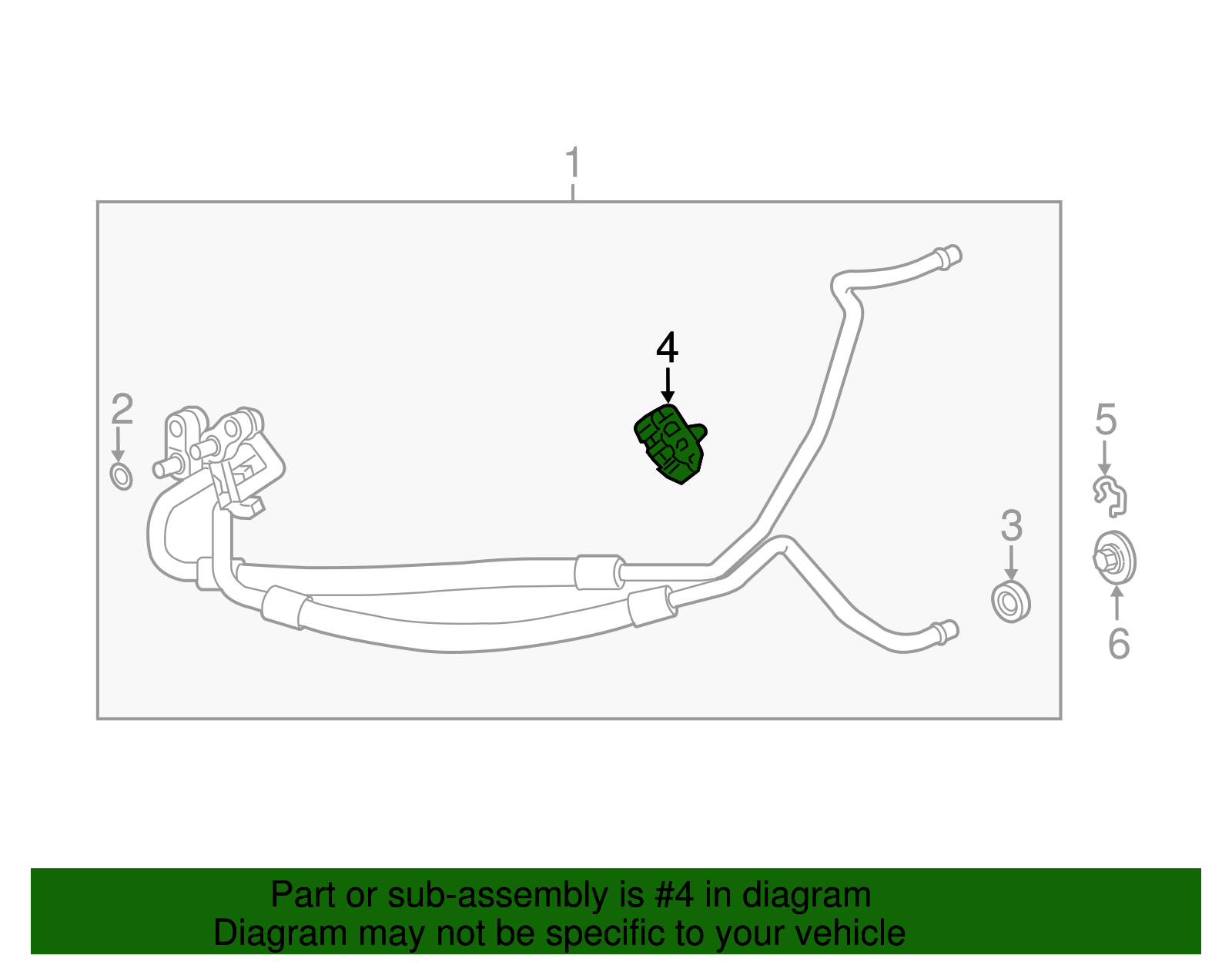 2016-2025 GM Transmission Oil Cooler Line Clip 11546932 GM ...