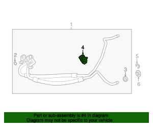 2016-2025 GM Transmission Oil Cooler Line Clip 11546932 GM ...
