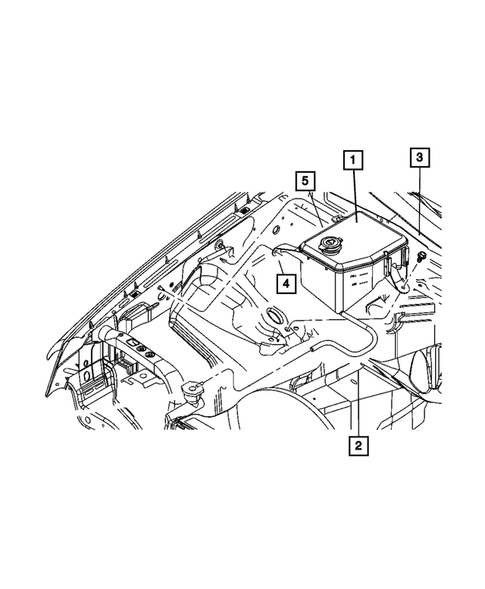 Tank, Coolant Engine for 2005 Jeep Grand Cherokee | Wholesale MOPAR