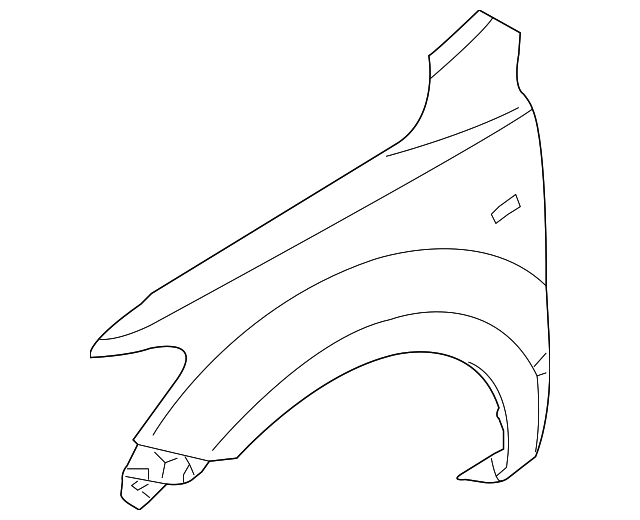 2010-2012 Hyundai Santa Fe Fender 66320-0W500 | Hyundai Wholesale Direct