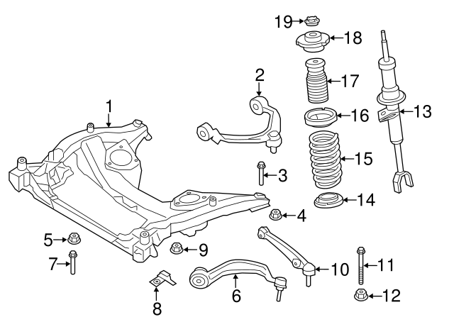 31336795430 - 2013-2019 BMW Coil Spring (31-33-6-795-430) | BMW of ...