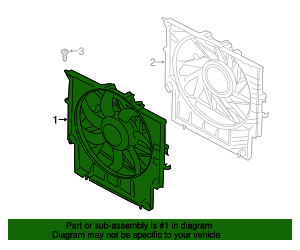 17-42-7-560-877 - Fan Assembly - 2011-2018 BMW | BMW Parts Exchange