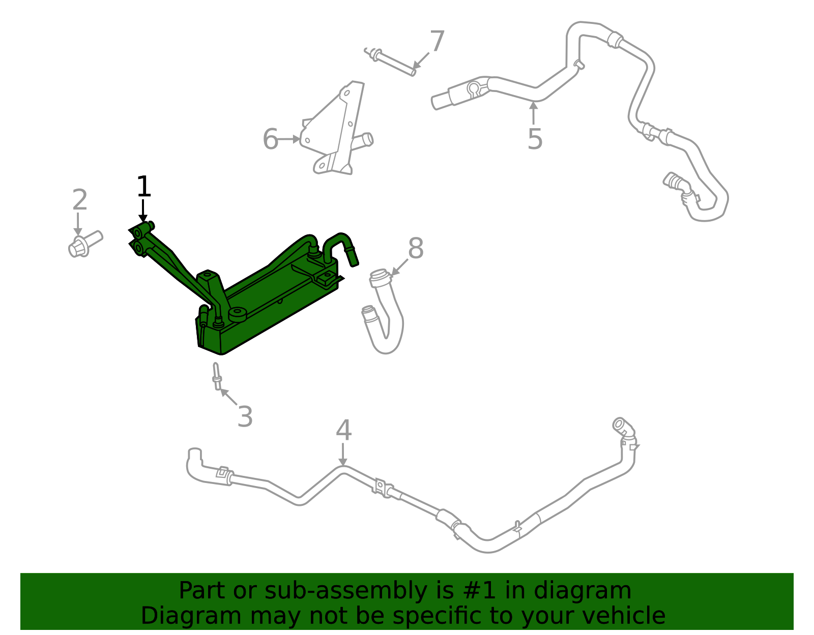 LC3Z-7869-A - 2020-2024 Ford - Oil Cooler | My Ford Parts