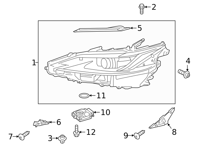 90189-06238 - Headlamp Assembly Grommet - 2015-2024 Lexus | My L Parts