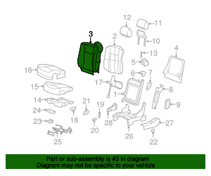 2004-2008 Cadillac SRX Cover 88994467 | GMPartsDirect.com