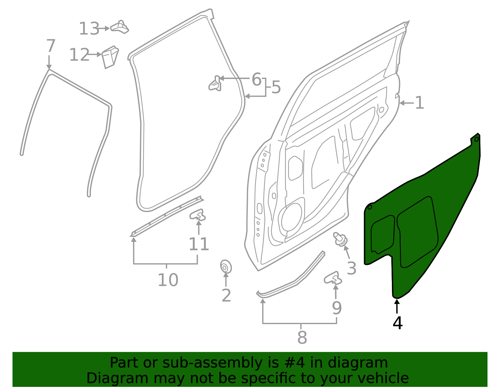 2019-2024 Subaru Forester Water Shield 62244SJ000 | OEM Parts Online