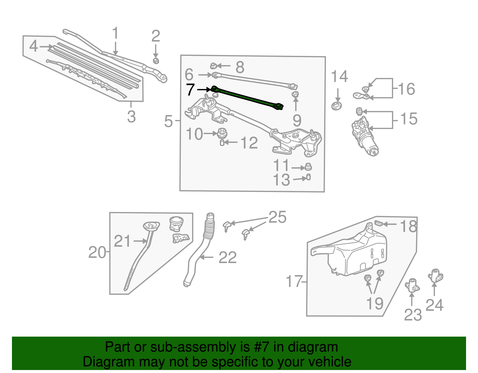 2002-2006 Acura RSX Rod 76540-S6M-003 | Genuine Acura Parts at Criswell ...