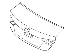 2018-2022 Hyundai Accent Trunk Lid 69200-J0000 | OEM Parts Online