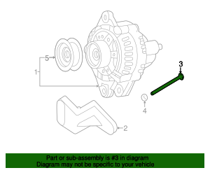 1999-2009 Hyundai Alternator Mount Bolt 37451-37100 | HyundaiParts.Online
