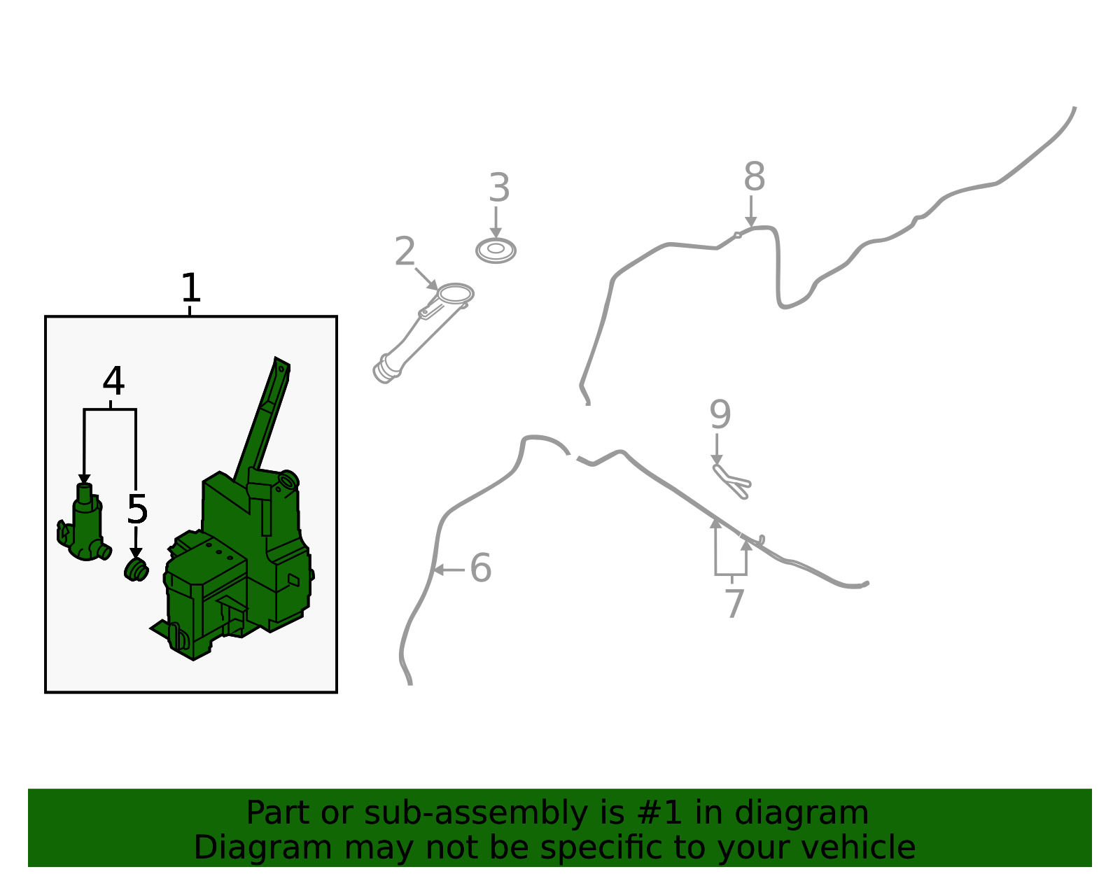 2021-2025 Nissan Rogue Washer Reservoir 28910-6RR0A | Nissan Parts Central