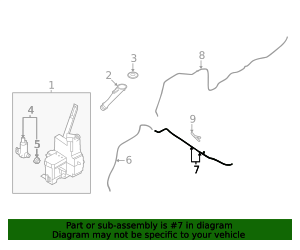 28935-6RR0A - Washer Hose 2021-2023 Nissan Rogue | Nissan Parts ...