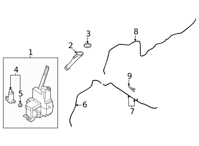 2021-2023 Nissan Rogue Reservoir 28910-6RR0A | OEM Parts Online