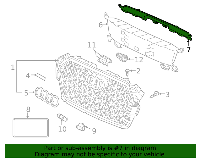 8W6-853-037-D-9B9 - Upper Cover 2019-2020 Audi | Audi OEM Parts