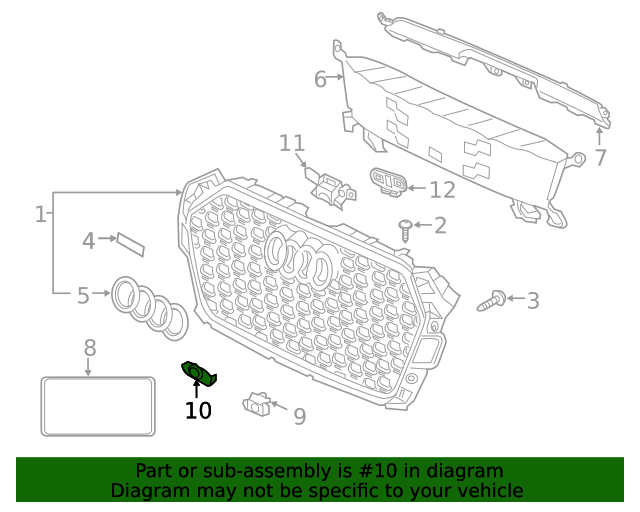 8W6-853-140-C-T94 - Cap 2019-2020 Audi | Audi OEM Parts
