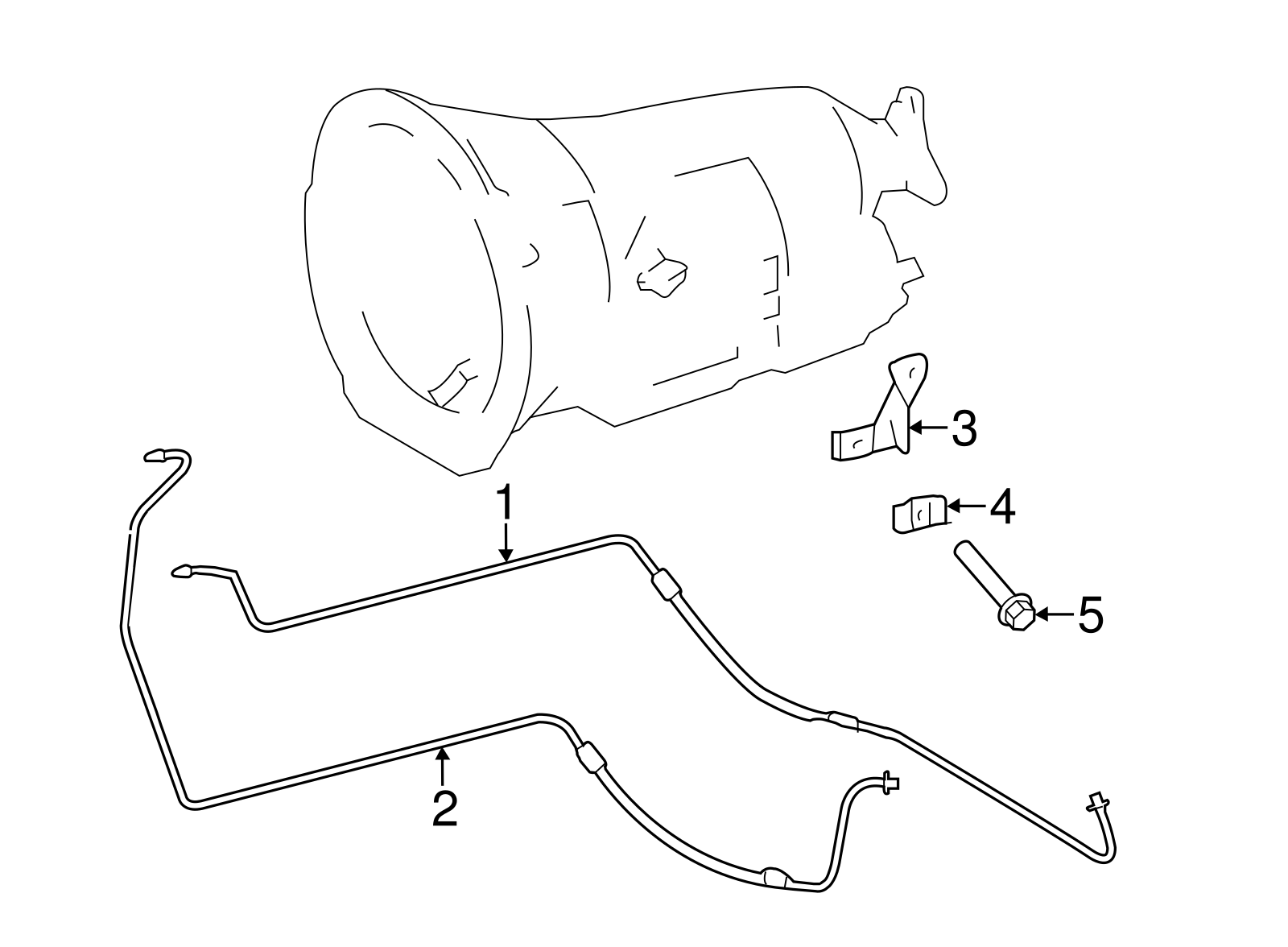 906-270-87-00 - Automatic Transmission Oil Cooler Hose Assembly 2010 ...