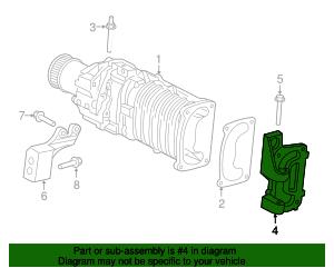31459809 - Supercharger Bracket 2015-2023 Volvo | AutoNationParts.com