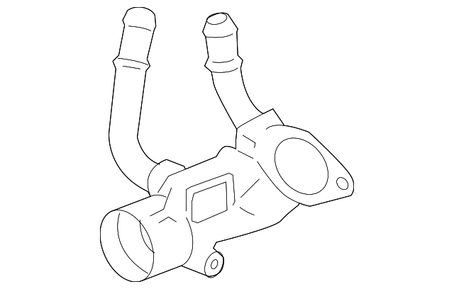 2006-2017 GM Engine Coolant Water Inlet 12607291 GM | GMPartsDirect.com