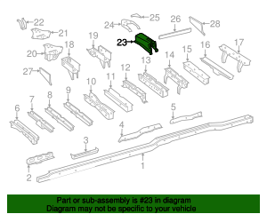 906-310-20-58 - Carrier Gusset 2010-2021 Mercedes-Benz | Mercedes-Benz ...