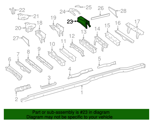 906-310-20-58 - Carrier Gusset 2010-2021 Mercedes-Benz | Mercedes-Benz ...