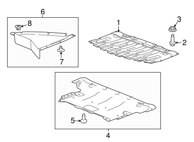 23349911 - Front Bumper Fascia Lower Stiffener 2017-2018 Cadillac CT6 ...