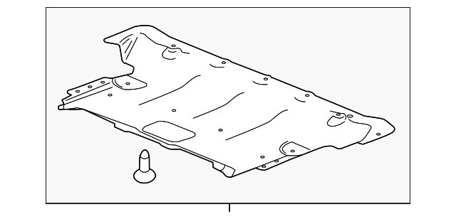 23349911 - Front Bumper Fascia Lower Stiffener 2017-2018 Cadillac CT6 ...